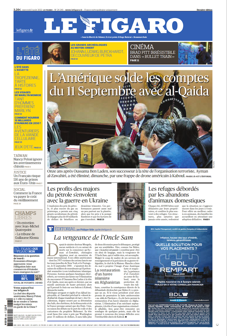 Le Figaro August 2022 - Cyril Lignac